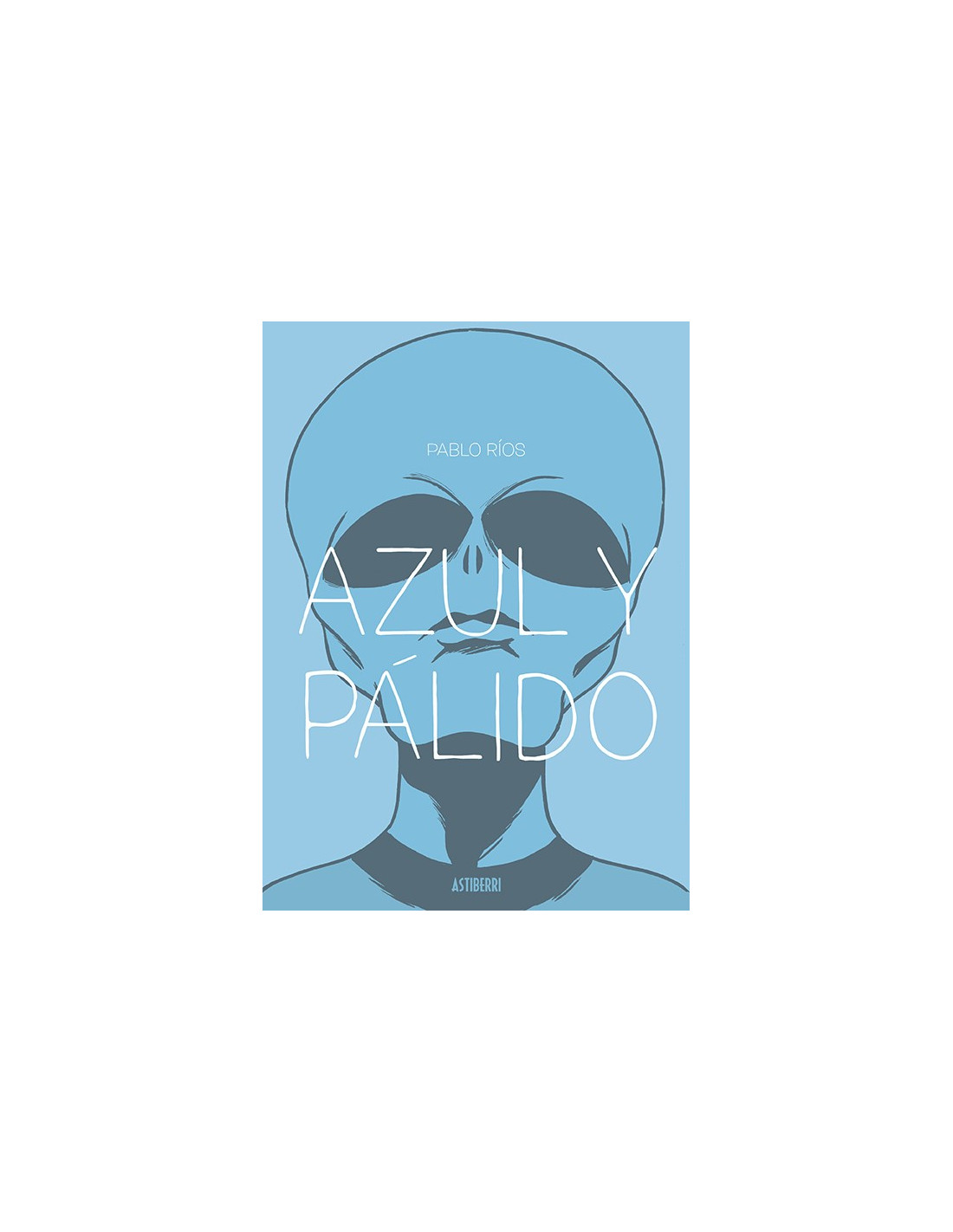Azul y pálido